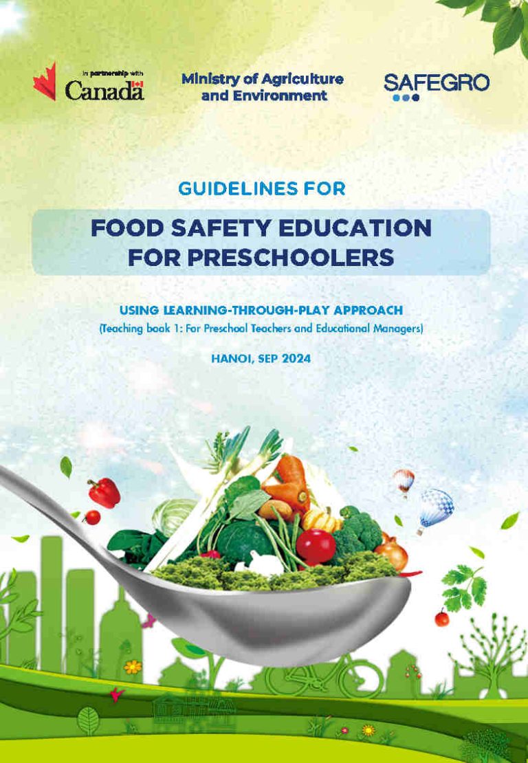 GUIDELINES FOR FOOD SAFETY EDUCATION FOR PRESCHOOLERS USING LEARNING ...